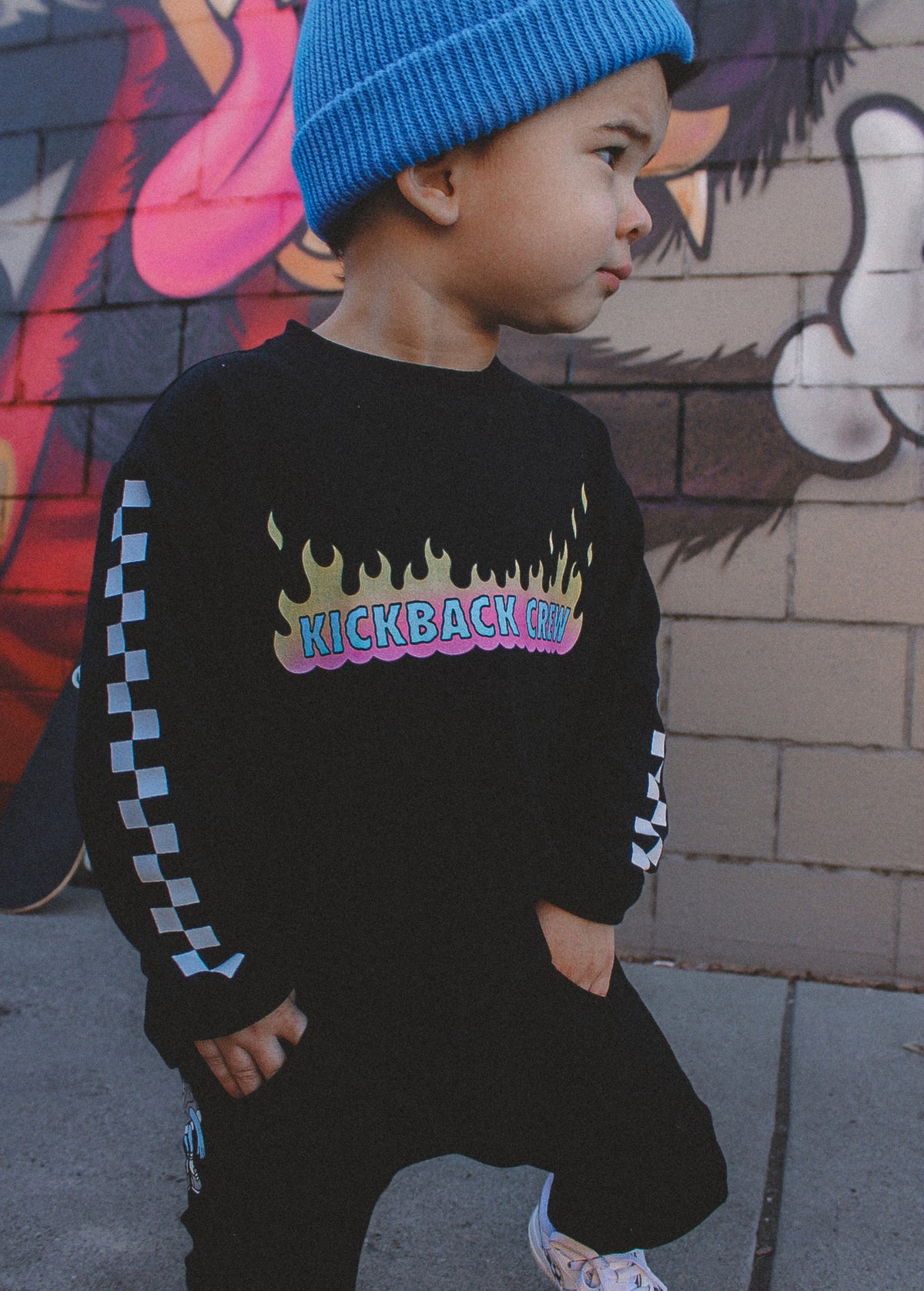 Concrete Kickback Long Sleeve | Little Trouble