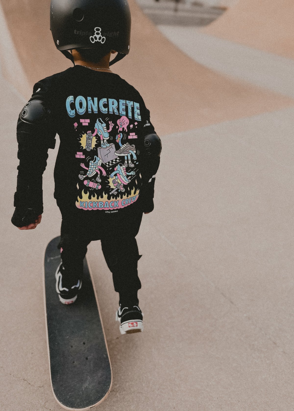 Concrete Kickback Long Sleeve | Little Trouble