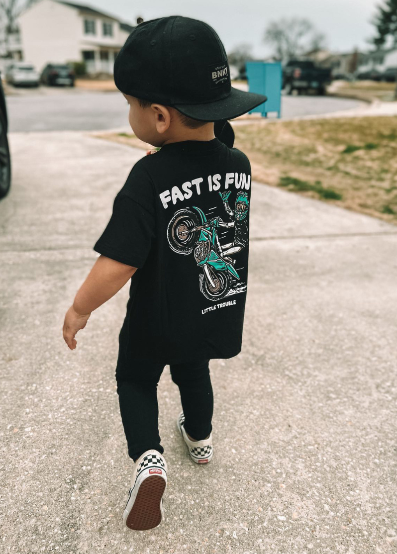 Little Trouble T-shirt | Fast is Fun | Little Trouble